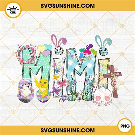 Mimi Easter Png Mimi Bunny Png Easter Mom Png Happy Easter Png
