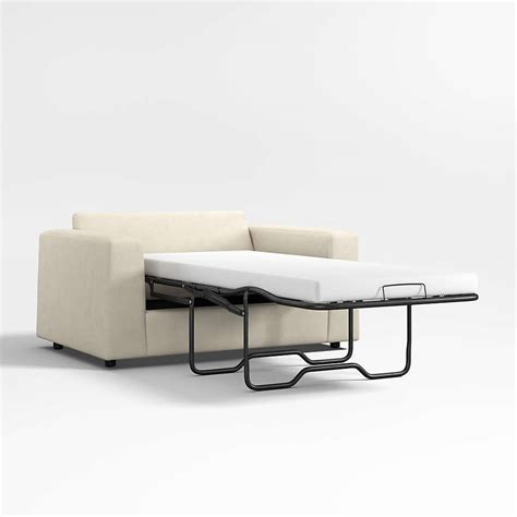 Peyton Twin Sleeper Sofa With Foam Mattress Reviews Crate And Barrel Canada