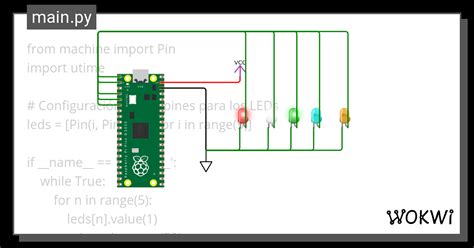 Lesson 3 Colorful Flowing Light Wokwi Esp32 Stm32 Arduino Simulator