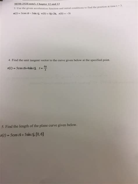 Solved Use The Given Acceleration Function And Initial Chegg