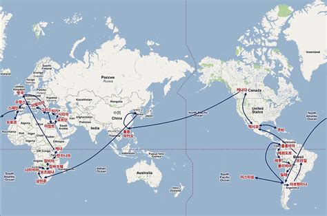 해따라 세계여행 여정 가고 싶을 때 가고 싶은 곳으로