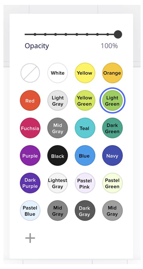 Accessibility A Tooltip When I Hover Over The Color Picker Control Named Colors Miro