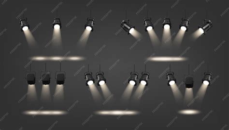 콘서트 스포트라이트 스튜디오 스포트 라이트 무료 벡터