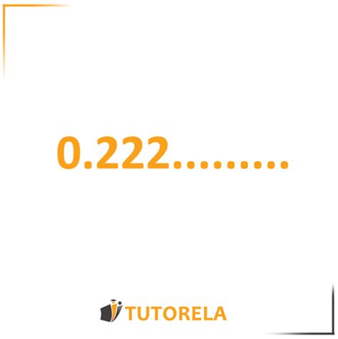 Número Decimal Periódico Tutorela