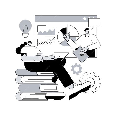 Premium Vector Online Workshop Abstract Concept Vector Illustration