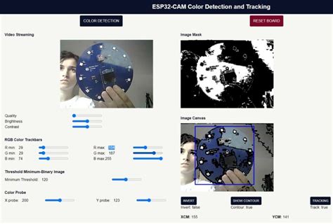 Esp32 Cam Web Server With Opencv Js Color Detection And Tracking Random Nerd Tutorials