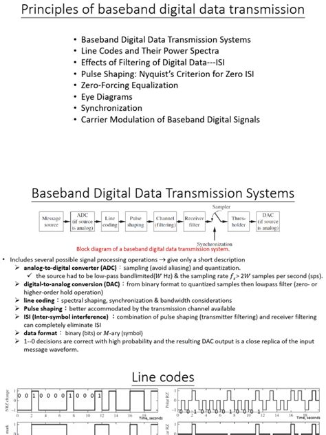 5 principles of baseband digital data transmission pdf
