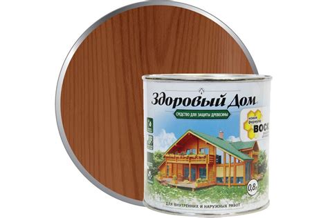 Пропитка для дерева для наружных работ Здоровый Дом Орех 10 л купить на Ozon по низкой цене