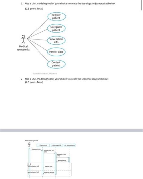 Solved 1 Use A UML Modeling Tool Of Your Choice To Create Chegg Com