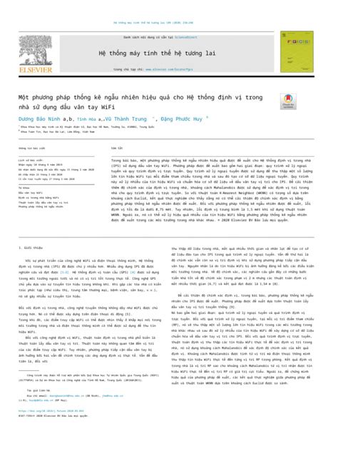 10 An Effective Random Statistical Method For Indoor Positioning System Using Wifi