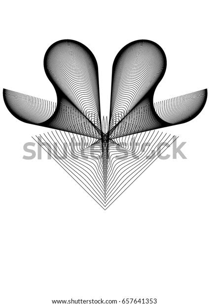 Half Circle Into Line 4 Stock Vector Royalty Free 657641353 Shutterstock