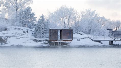 Oslo Works Perches The Hotspot Sauna On Coast Of Norway