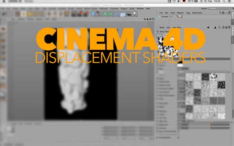 modeling details with displacement shaders and deformers in cinema 4d lesterbanks