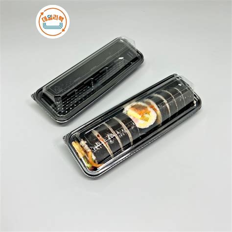 K1 김밥한줄 도시락 케이스 500세트 분식포장 테이크아웃 일회용포장용기 데일리팩 D12pack