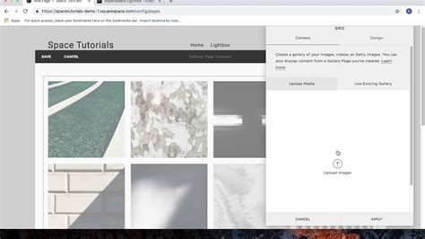 create a squarespace image lightbox how to video youtube