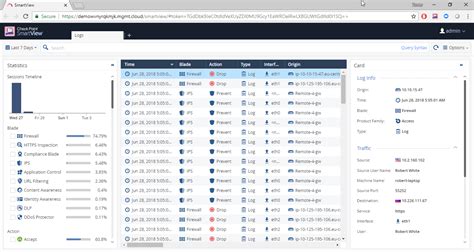 smartview accessing check point logs from web check point checkmates