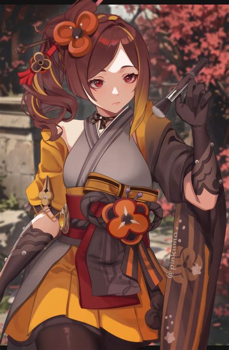 Chiori Genshin Impact Drawn By Pinkuma Danbooru