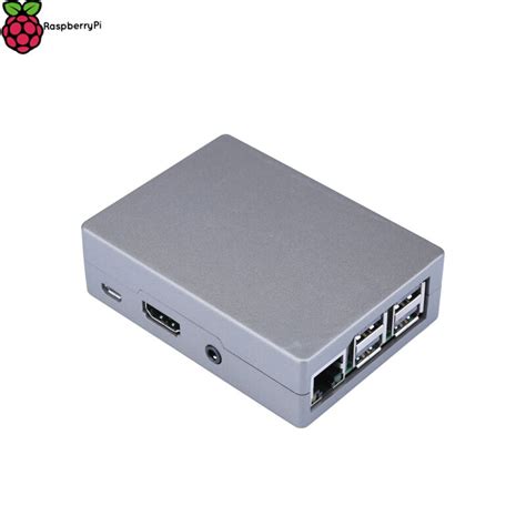 raspberry pi 3 modelo b carcasa plateada negra d grandado
