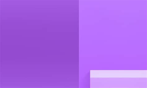 Premium Vector Purple 3d Pedestal Geometric Foundation For Product Premium Presentation Corner