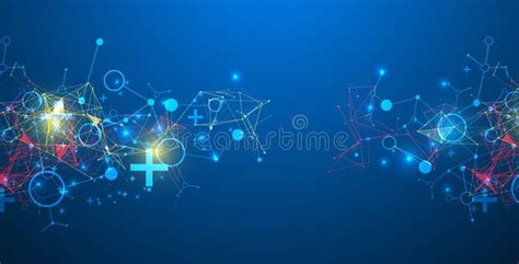Abstract Geometric Vector Background Technology Or Science Concept