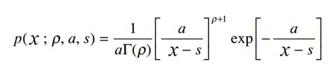 Density Function Maximum Likelihood Estimation Of Inverse Gamma