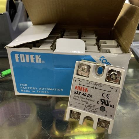 Jual Ssr 40da Fotek Solid State Relay 40 Da Ampere 40a Shopee Indonesia