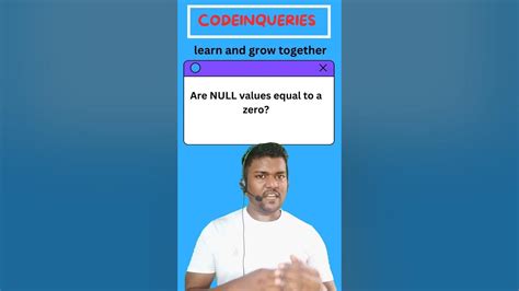 Are Null Values Equal To A Zero In Sql Sqldevelopment Sqlinterview
