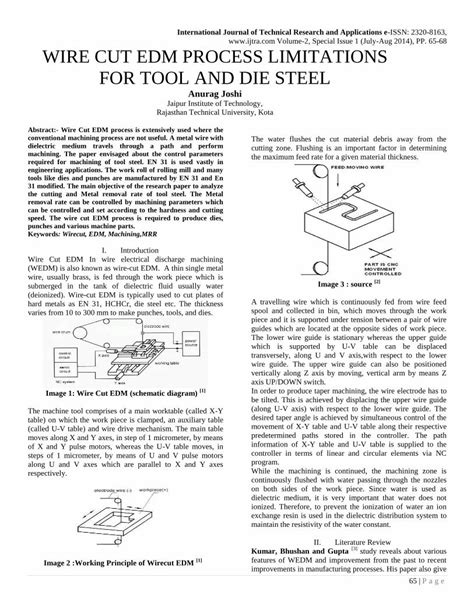 Pdf Wire Cut Edm Process Limitations For Tool And Die Steel Dokumen Tips