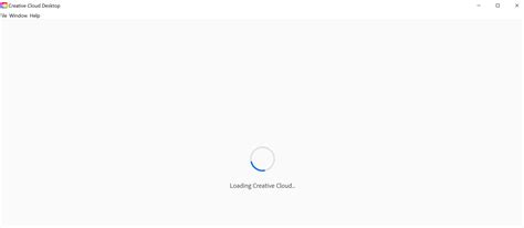 Adobe Creative Cloud Only Loading Adobe Product Community 13881323