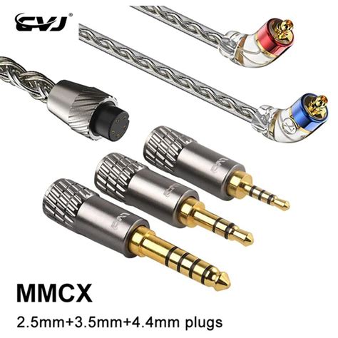 Наушники Внутриканальные Cvj Кабель для наушников Ts800 Mmcx Qdc C S Штырь 0 75 мм 0 78 мм