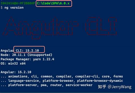 Angular Cli 里打印出来的 Typescript 版本号是从哪里来的 知乎