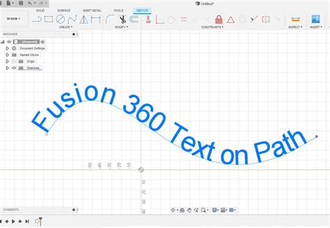 Fusion Curved Text