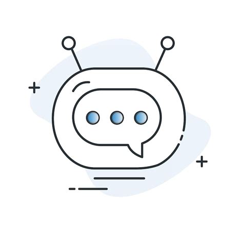 Premium Vector Ai Chatbot Assistance Vector Icon Design