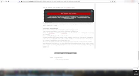 Cannot Post Seen As Spam Like Web Resources Unity Discussions