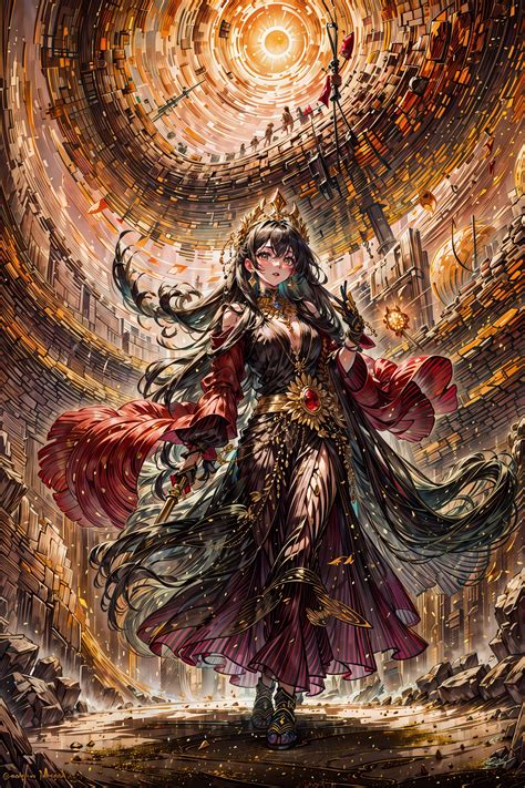 Оружие глазами нейросети Посох алых песков Genshin Impact Hoyolab