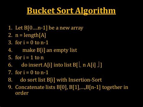 Linear Sorting
