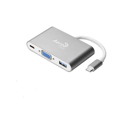 AeroCool Premium Multifunction USB Type C To VGA Adapter JB Hi Fi
