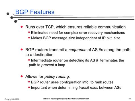 Internet Routing Protocols Fundamental Concepts Of Distance Vector A