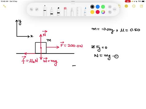 Solved A Block Of Mass 𝑚 10 Kg Is At Rest On A Level Surface The