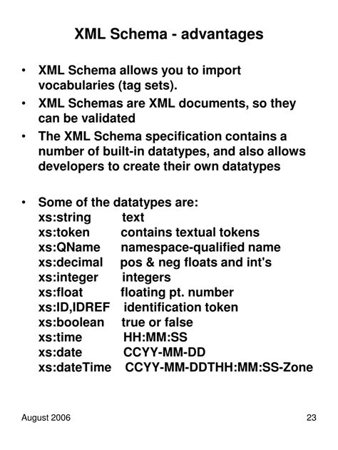 Ppt Xml Schema Validation And Control Powerpoint Presentation Free Download Id 8889271