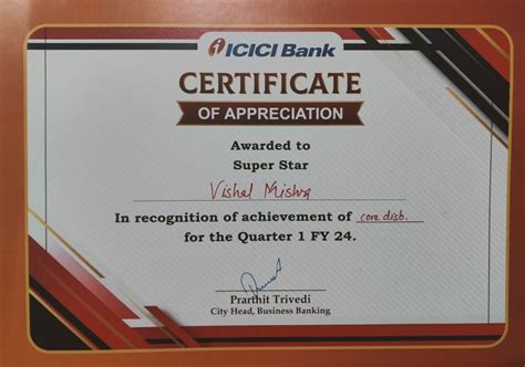 Recognitionawards Icicibank Superstar Vishal Mishra
