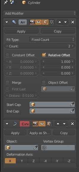 how to repeat an object along a path in blender