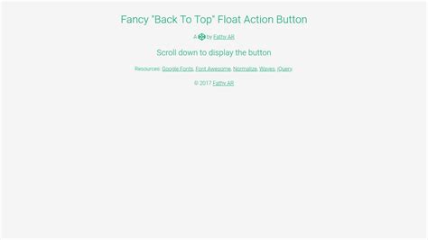 20+ jQuery CSS Back To Top Button Examples - iamrohit.in