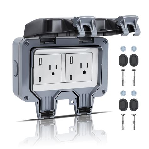 Outdoor Waterproof Electrical Outlets Outdoor Electrical Outlet Box 20