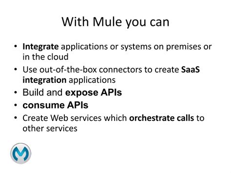 Mule Introduction Ppt