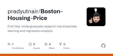 Github Pradyutnairboston Housing Price First Year Undergraduate