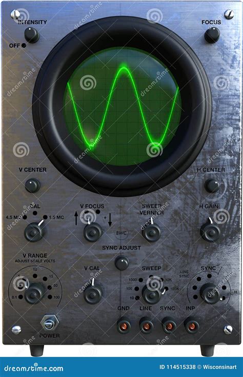 Oscilloscope Machine Stock Image 35730415