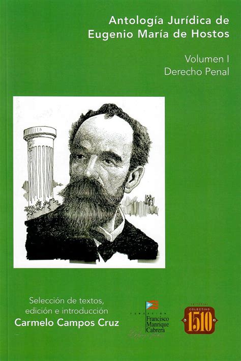 AntologÍa JurÍdica De Eugenio MarÍa De Hostos Eugenio María De Hosto Libreria Laberinto