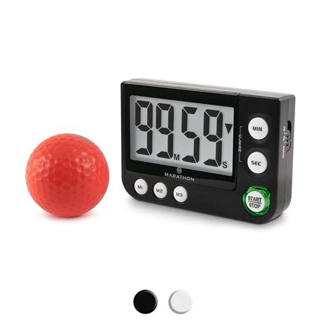 Large Display Countdown Up Timer With Blinking Alarm And Adjustable