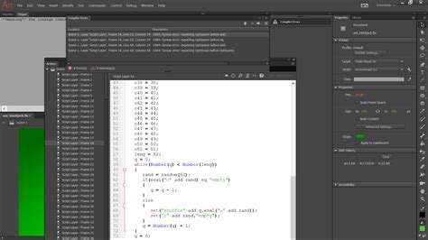 Actionscript 3 From Action Script 20 To 30 Compiling Errors Stack